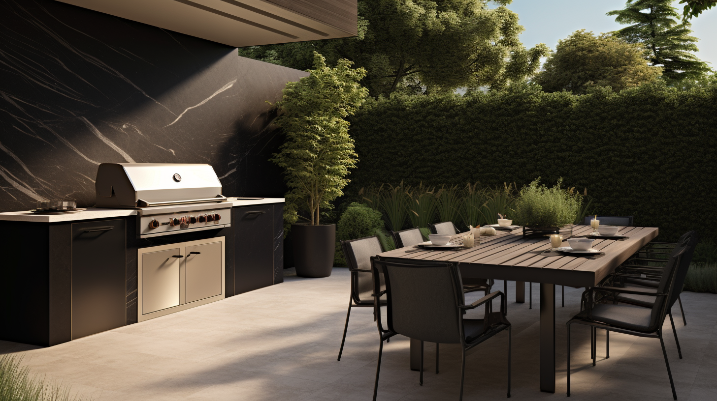 Exterior and Barbecue Tiling
